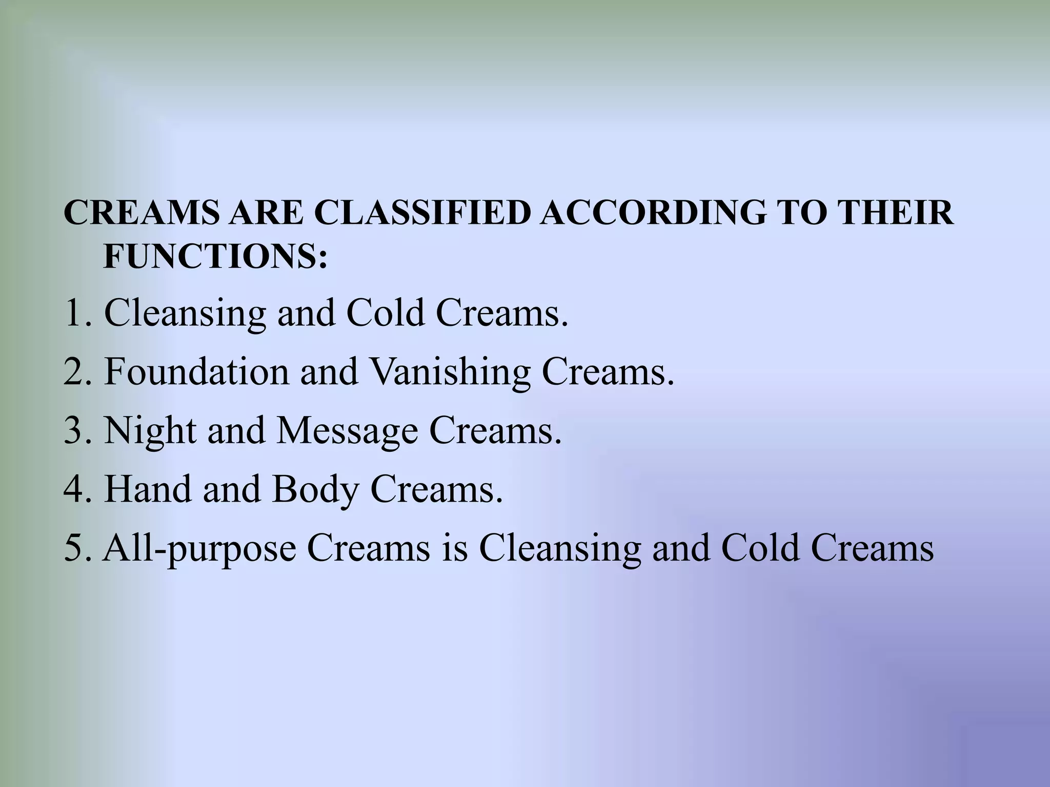 CREAM FORMULATION AND EVALUATION | PPTX