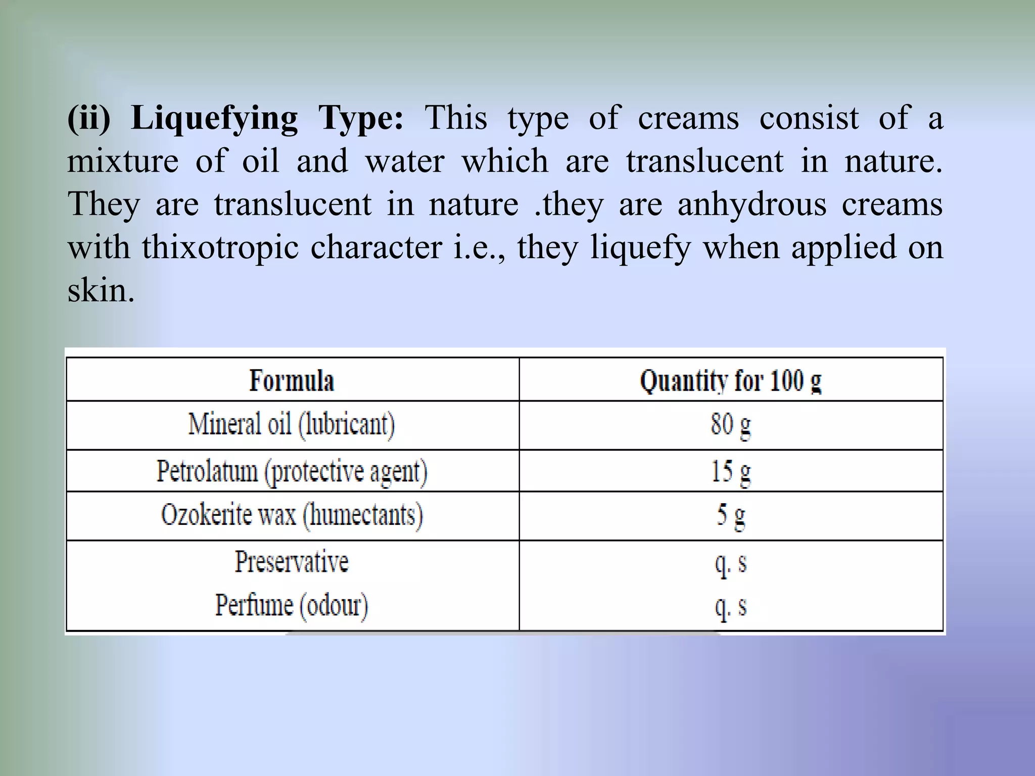 CREAM FORMULATION AND EVALUATION | PPTX