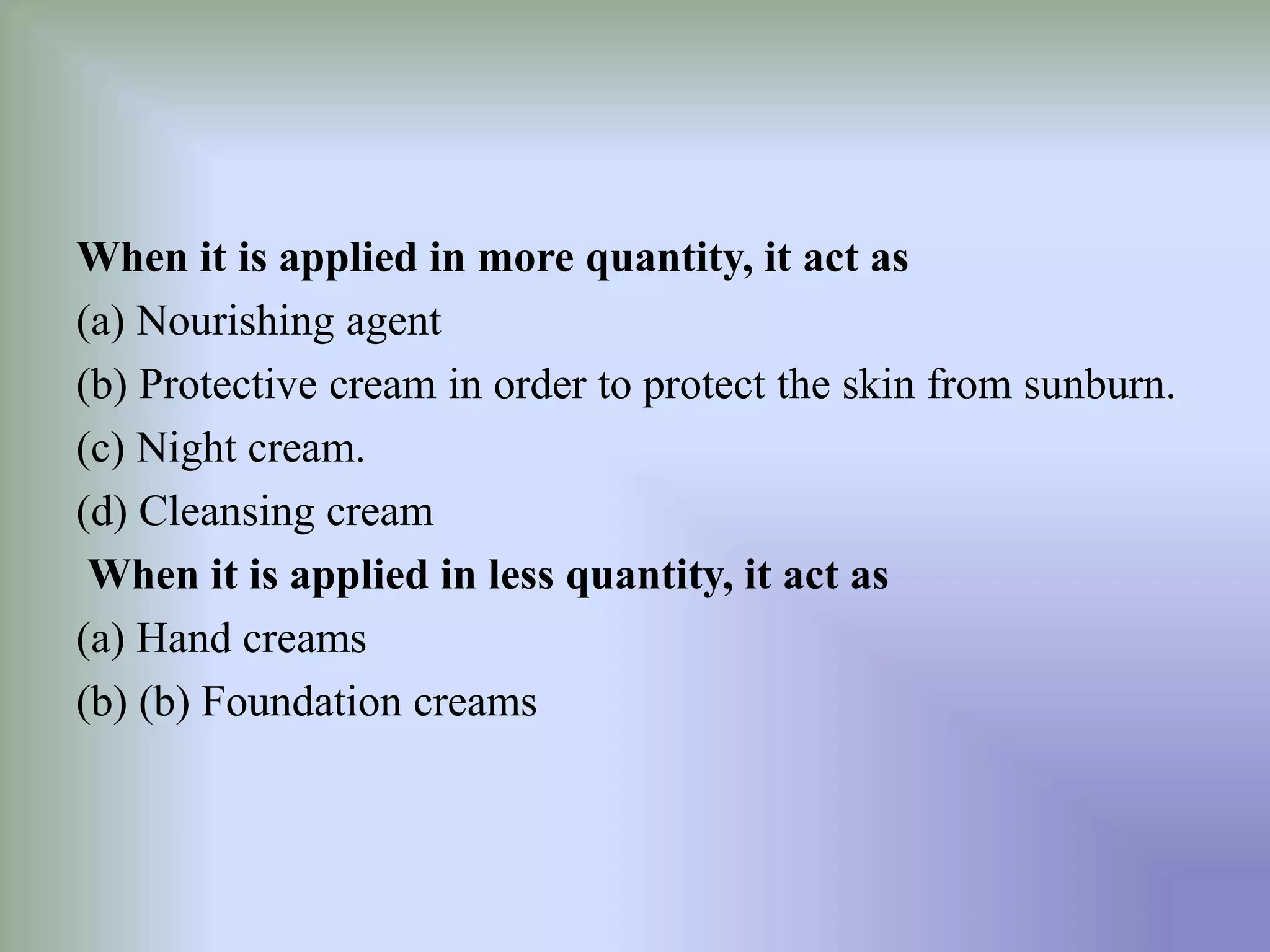 CREAM FORMULATION AND EVALUATION | PPTX