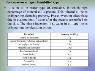 CREAM FORMULATION AND EVALUATION | PPTX