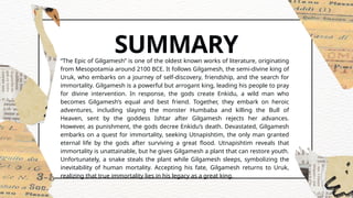 The Epic of Gilgamesh Mesopotamian Literature.pptx