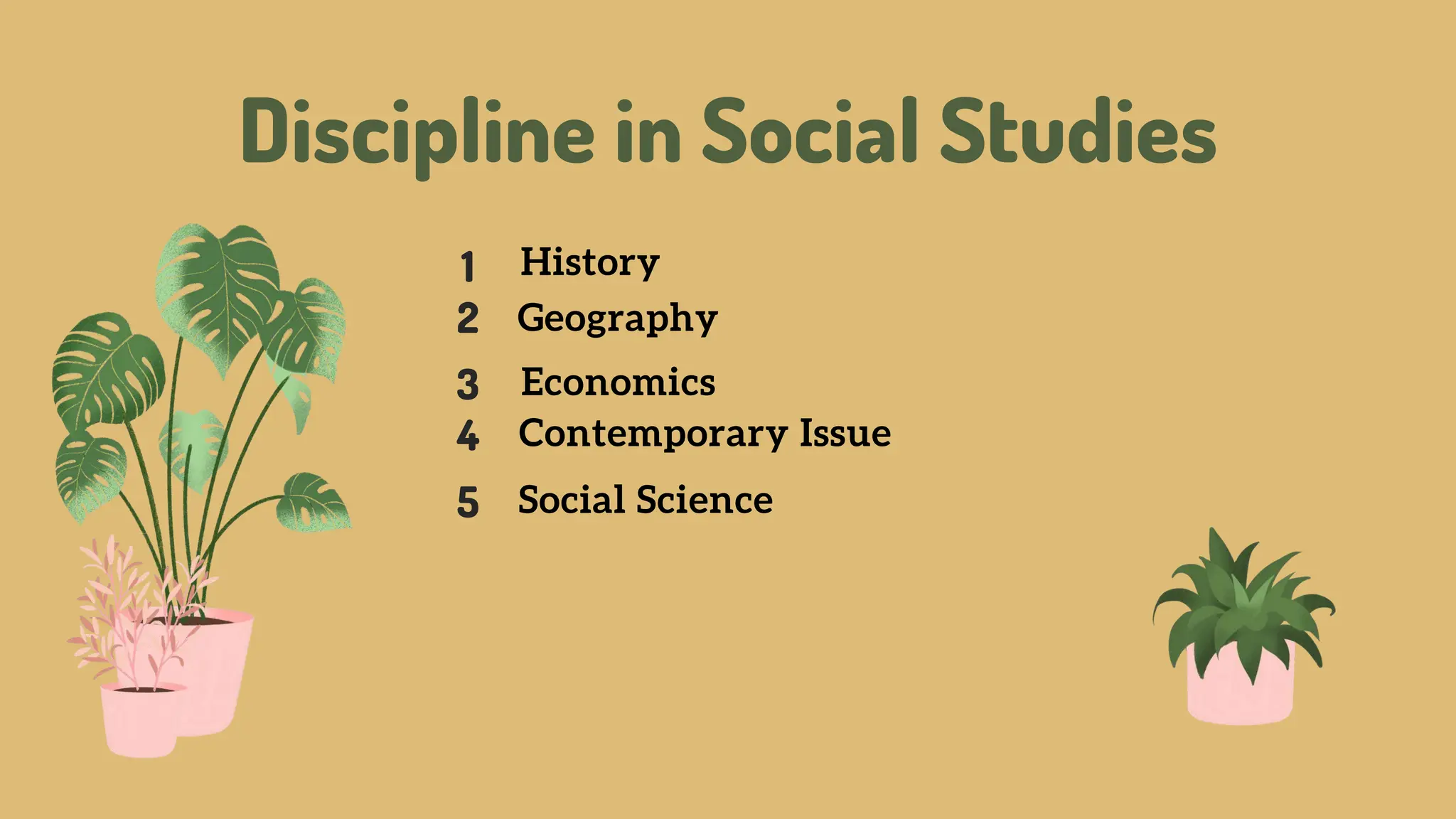 Cream and Brown Illustration Social Science Class Education ...