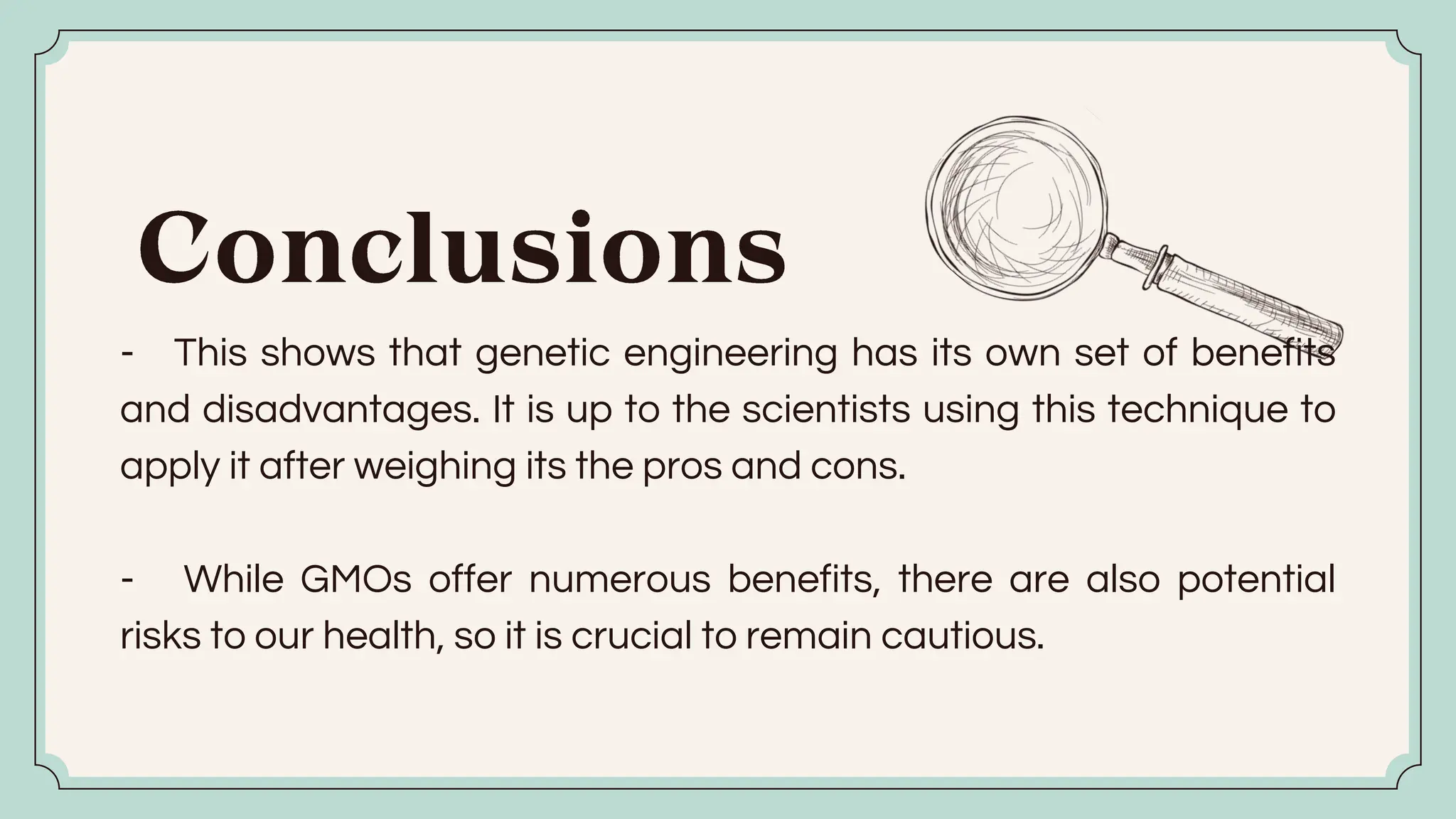 Risk and Benefits of GMO in Human | PPTX