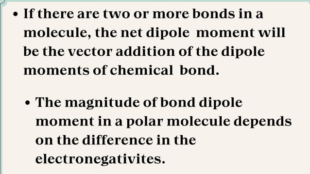 Dipole moment and Hyperconjugation .. organic chemistry | PDF