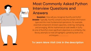 TOP PYTHON INTERVIEW QUESTIONS AND ANSWERS 2021 | PPT