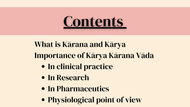 Importance of karya karana Vada , What is karya and what is Karana Padarth Vigyana | PDF