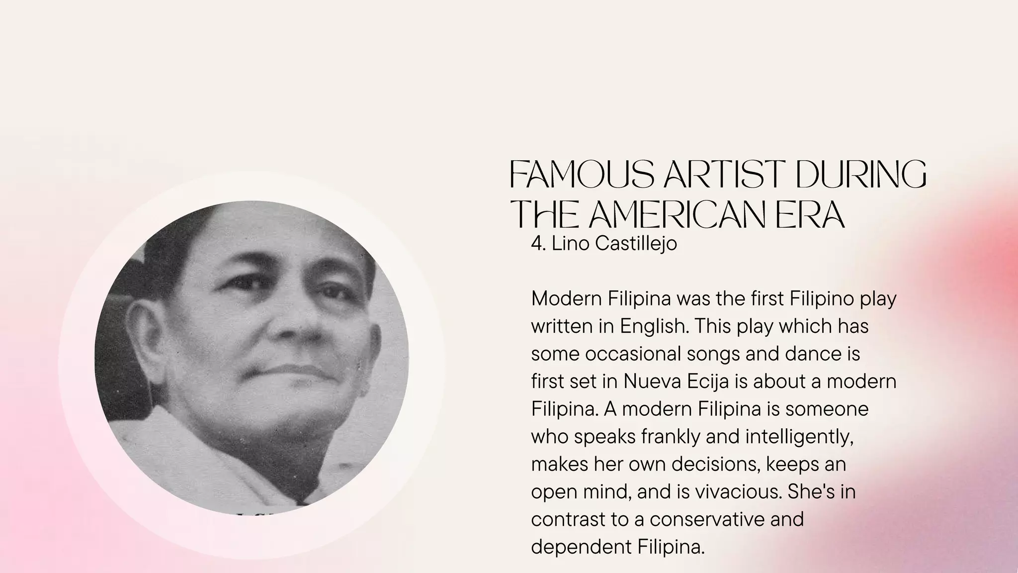 Contemporary arts in the Philippines - American Era | PPTX
