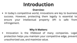 "Protect Your Innovations: A Legal Safeguards Guide". | PDF