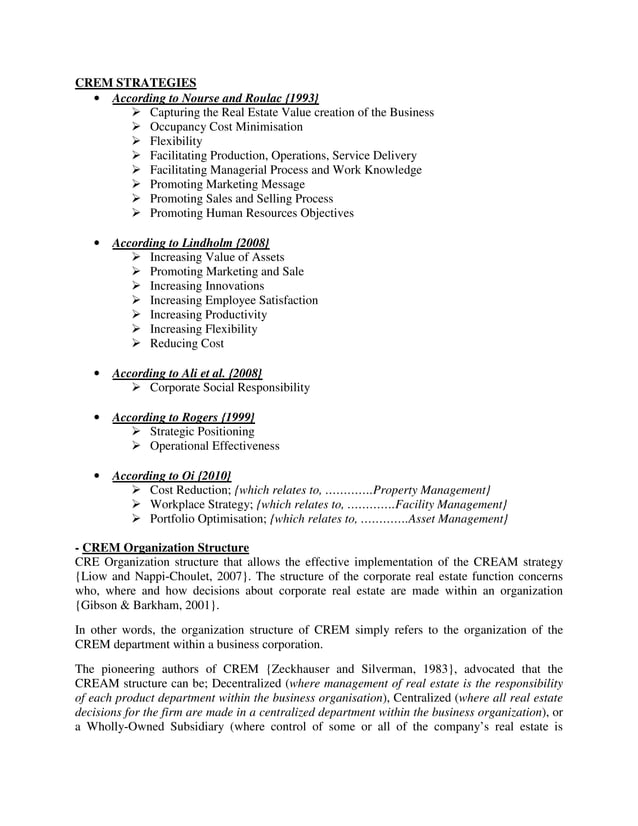 INTRO TO CORPORATE PROPERTY MANAGEMENT | PDF | Real Estate Industry ...