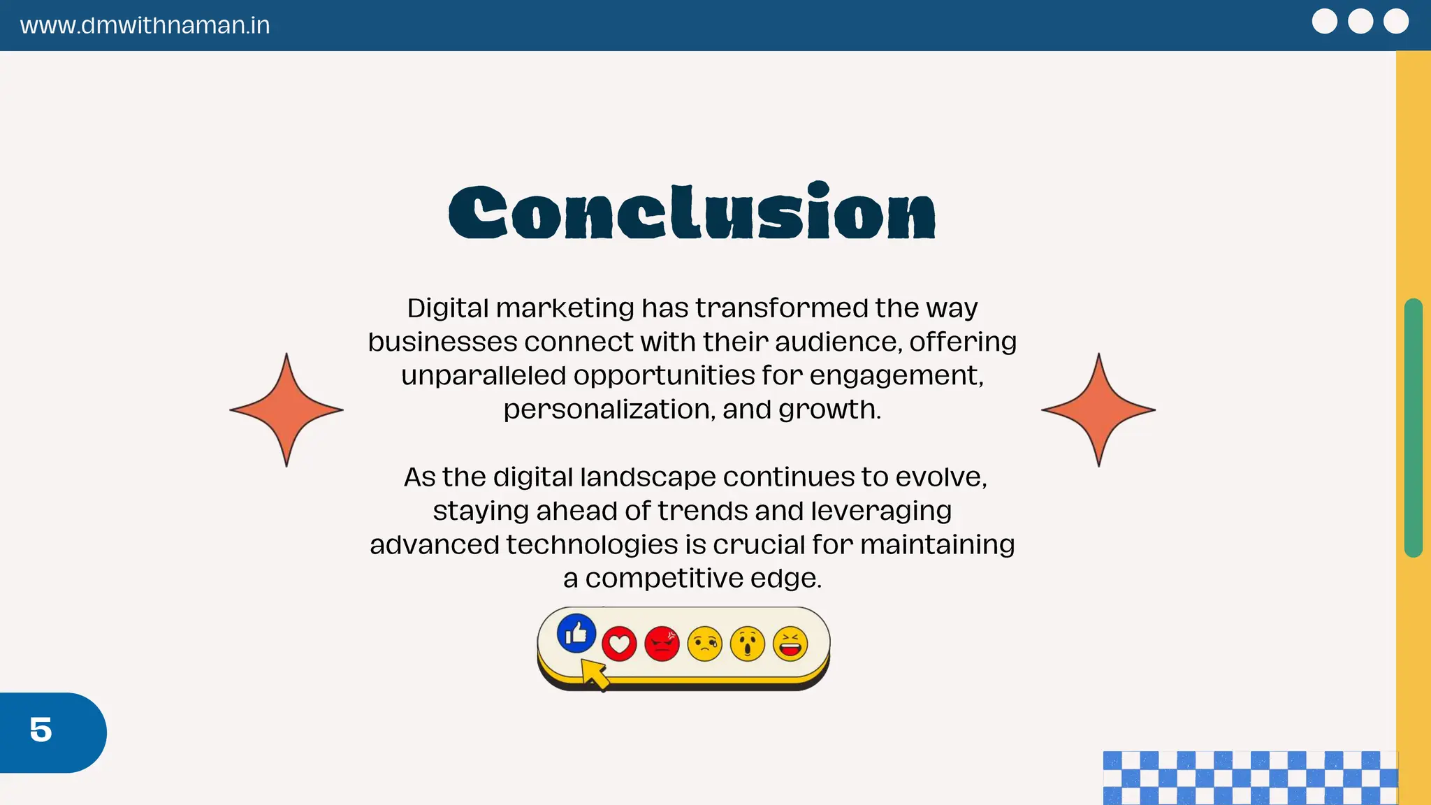 Cream Blue Yellow UI Digital Marketing Plan Presentation.pptx