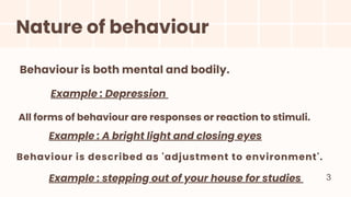 A presentation on behaviour - cognitive, affective and psychomotor ...