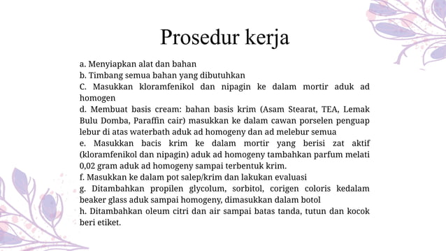 Cream by kel 1-1. Proses pembuatan cream.pptx