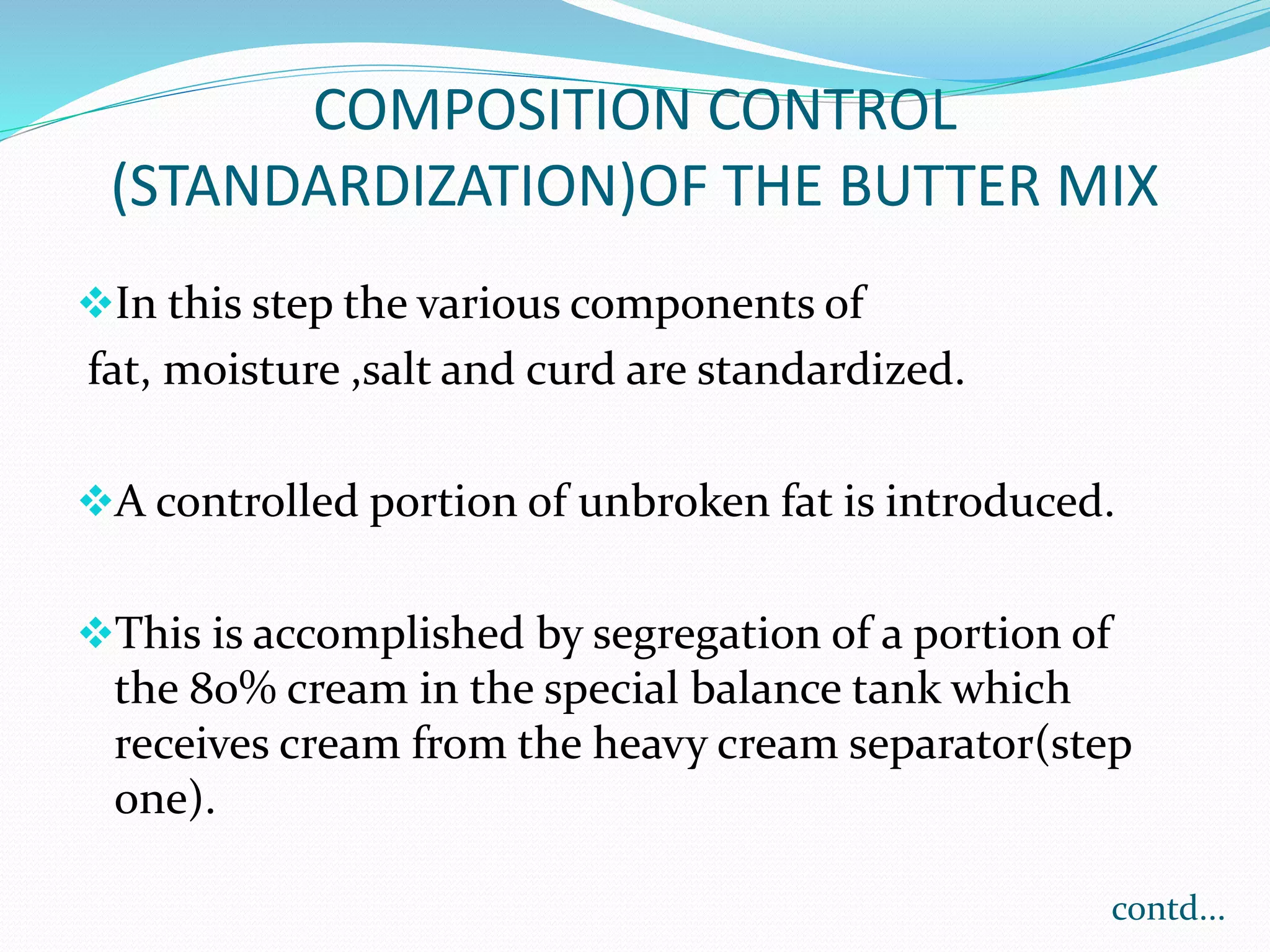 Creamery package method of butter making | PPT