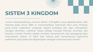 sejarah perkembangan klasifikasi makhluk hidup | PDF