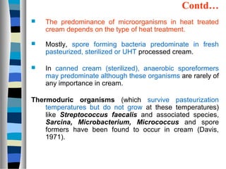 Microbiology of Dairy Cream: | PPT
