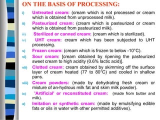 Microbiology of Dairy Cream: | PPT