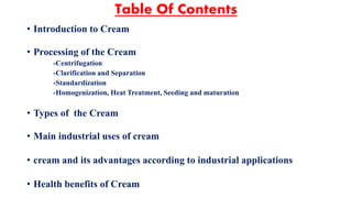 Cream presentation | PPTX