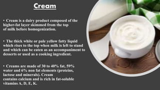 Cream presentation | PPTX