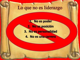 Creando buenos lideres | PPTX
