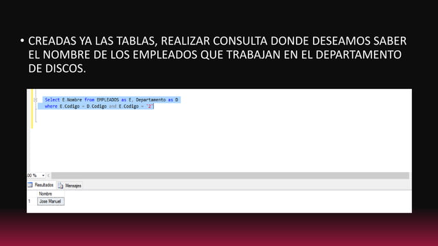 Creando Una Base De Datos En Sqlserver Ppt