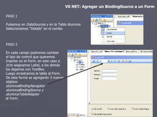 Crear DataSet tipado desde Wizard de .NET
