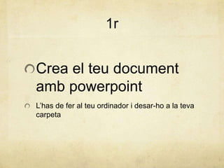 Crear amb slideshare | PPTX