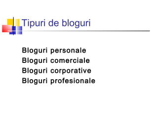 Crearea unui blog | PPT