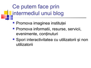Crearea unui blog | PPT