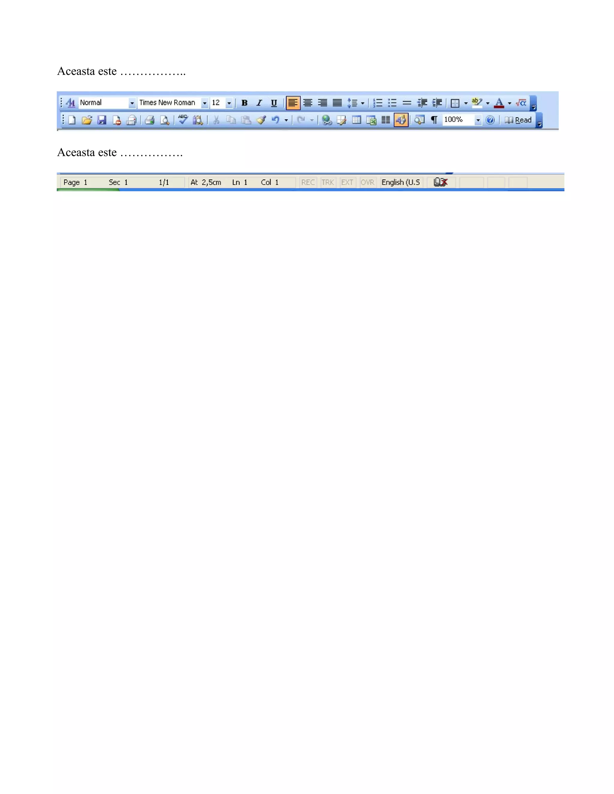Crearea unui document Word | PDF Crearea unui document Word | PDF