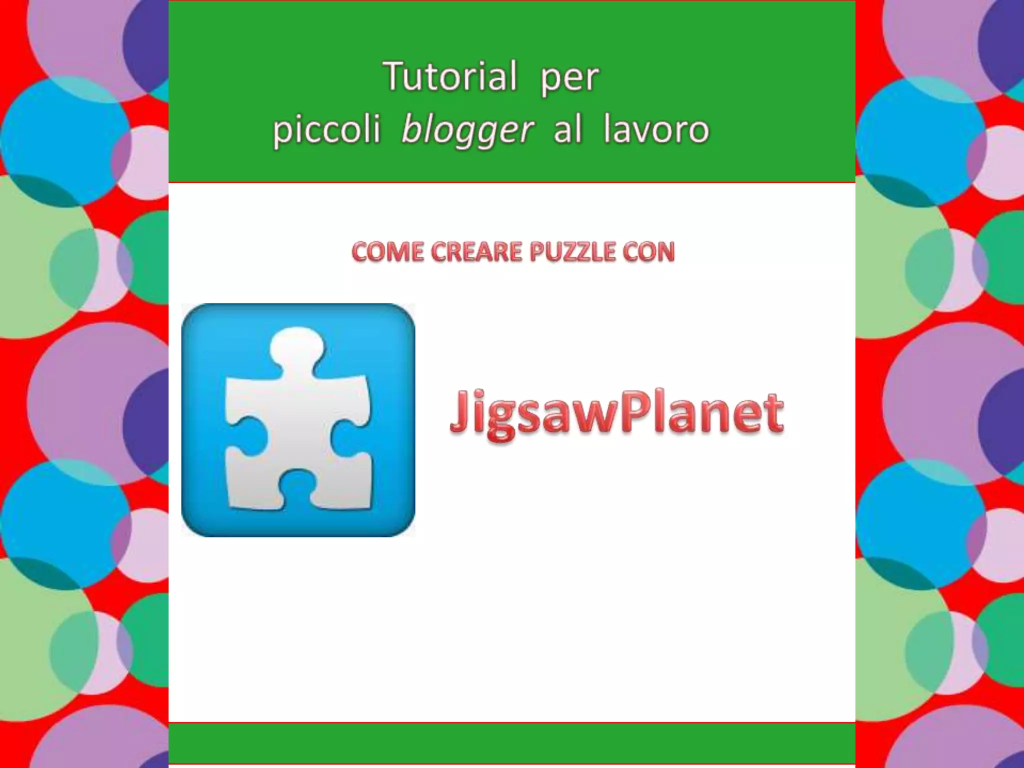Creare puzzle con jigsawplanet | PDF | Games and Puzzles | Hobbies & Interests