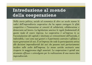 Creare una cooperativa sociale | PDF