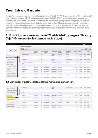 Crear extracto bancario | PDF | Consumer Banking | Personal Finance