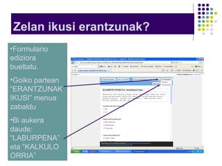 Google Docs-en formulario bat sortu | PPT