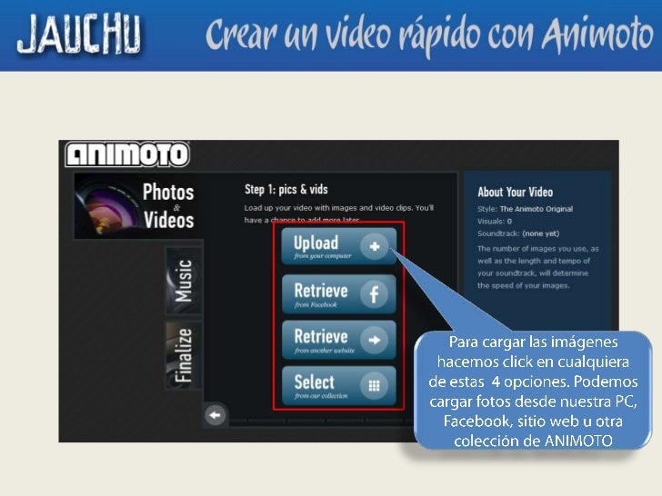 15 herramientas : animoto