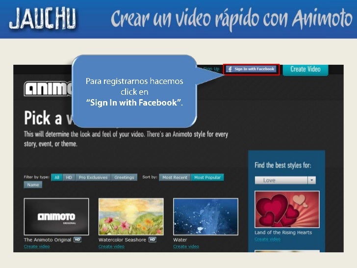 15 herramientas : animoto