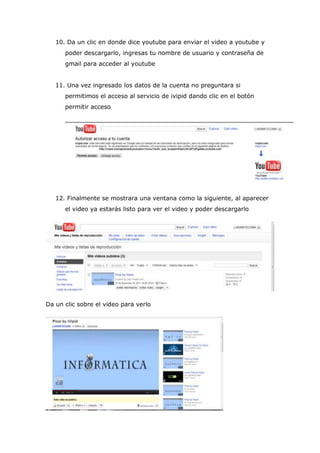 Crear video en ivipid | PDF
