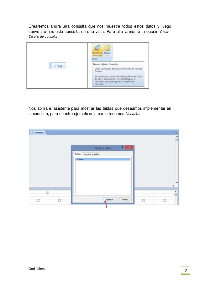 Crear Vistas En Microsoft Access 