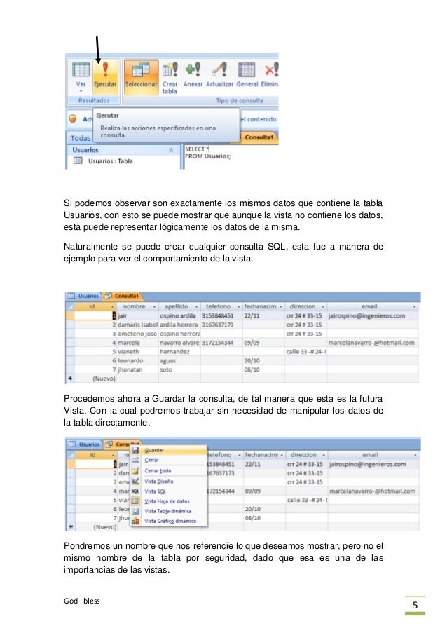 Que Es La Vista Sql En Access - siminter