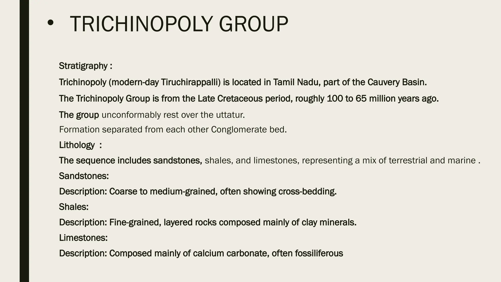 creataeceous of Trichinopoly (Stratigraphy).pptx