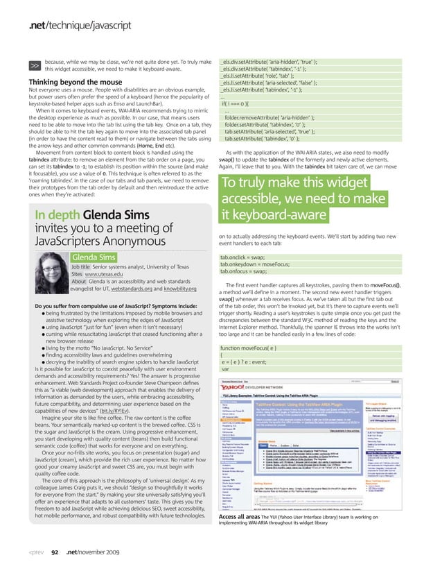 Create A Tabbed Interface Part 2 | PDF