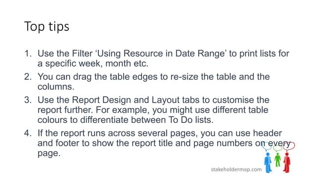 How to create a To-Do list in Microsoft Project | PPTX