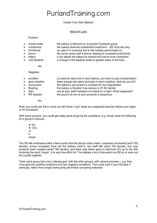 Create Your Own Bakery (Free Lesson Plan) | PDF