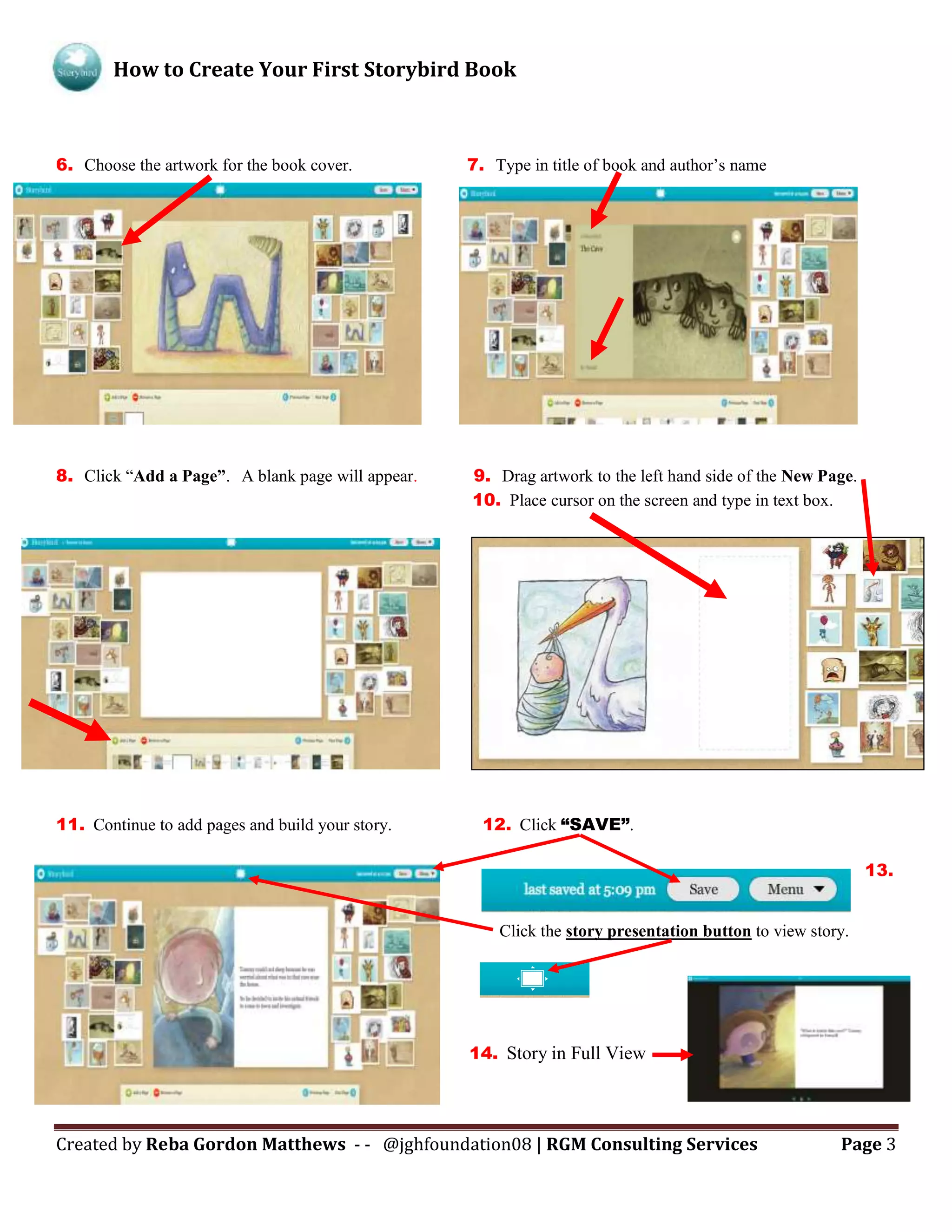 Create a book on storybird easy instructions [version 2]_rgm_consulting ...