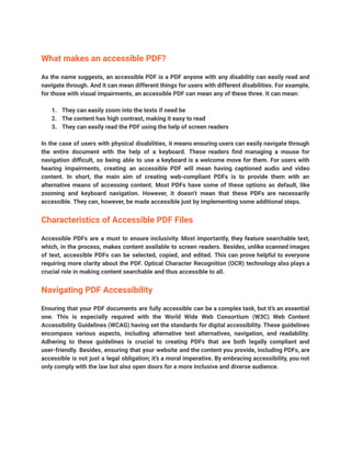 Create Accessible PDFs | PDF
