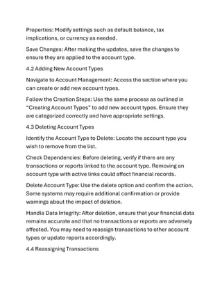 Creating and Configuring Account Types in Your System | PDF