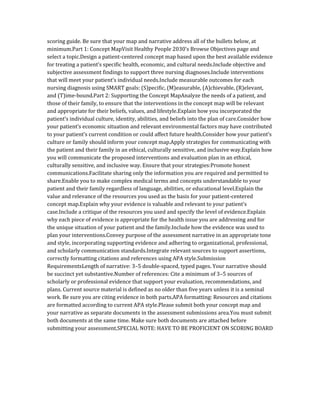 Create a concept map AND WRITE PAGES practice CASE STUDY.docx