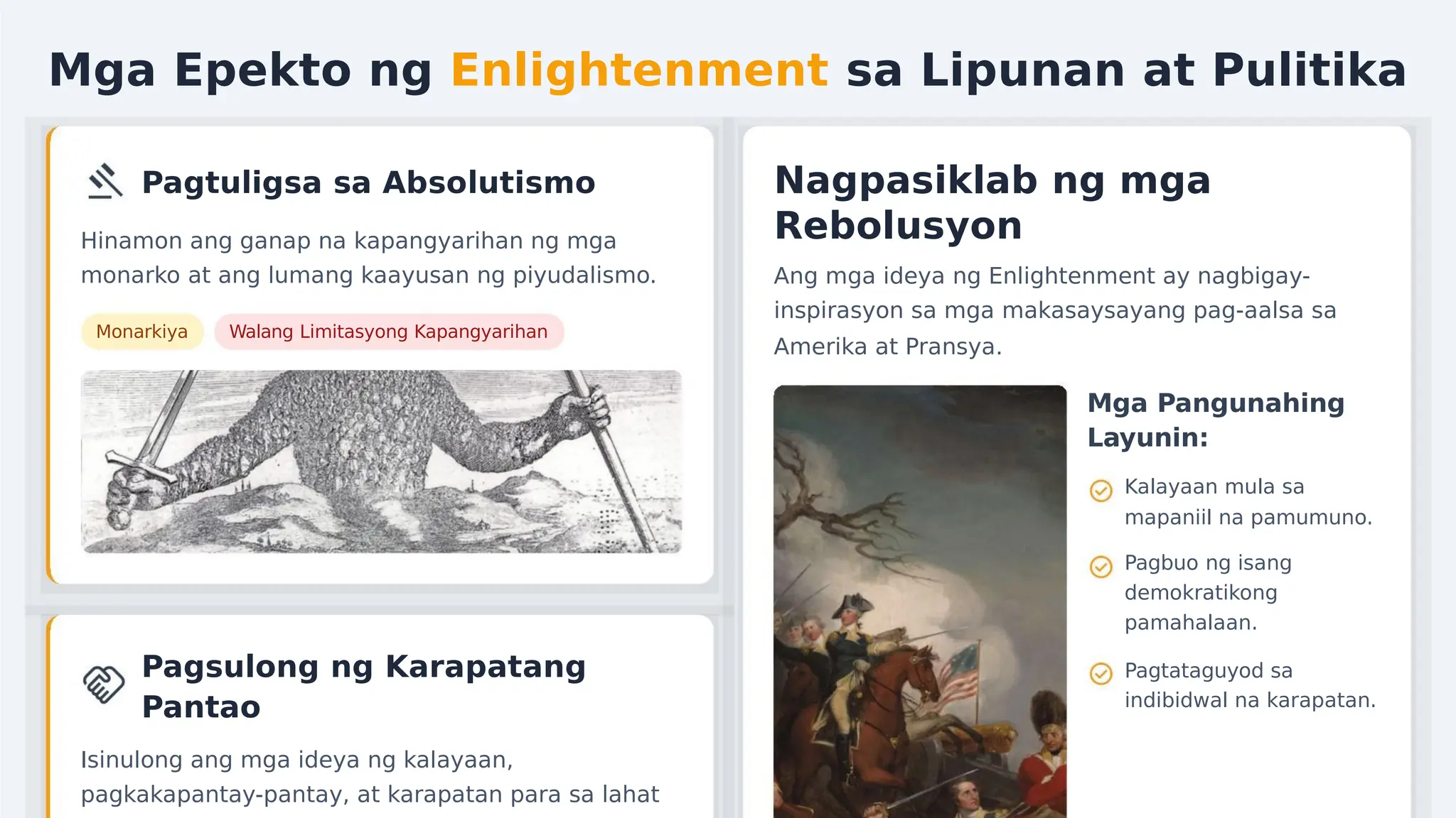 Create a detailed PowerPoint on Absolutism, Liberalism, and ...
