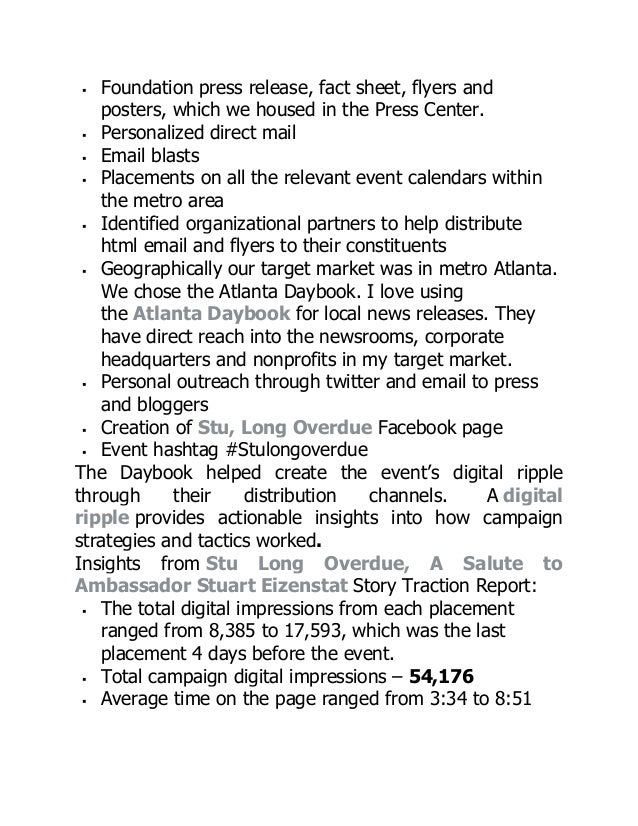 Create a digital ripple to promote your special event