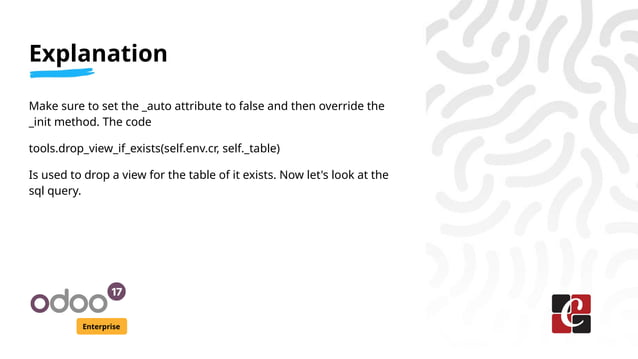 Create a Dynamic Pivot Graph View in Odoo 17 | PPTX | Databases | Computer Software and Applications