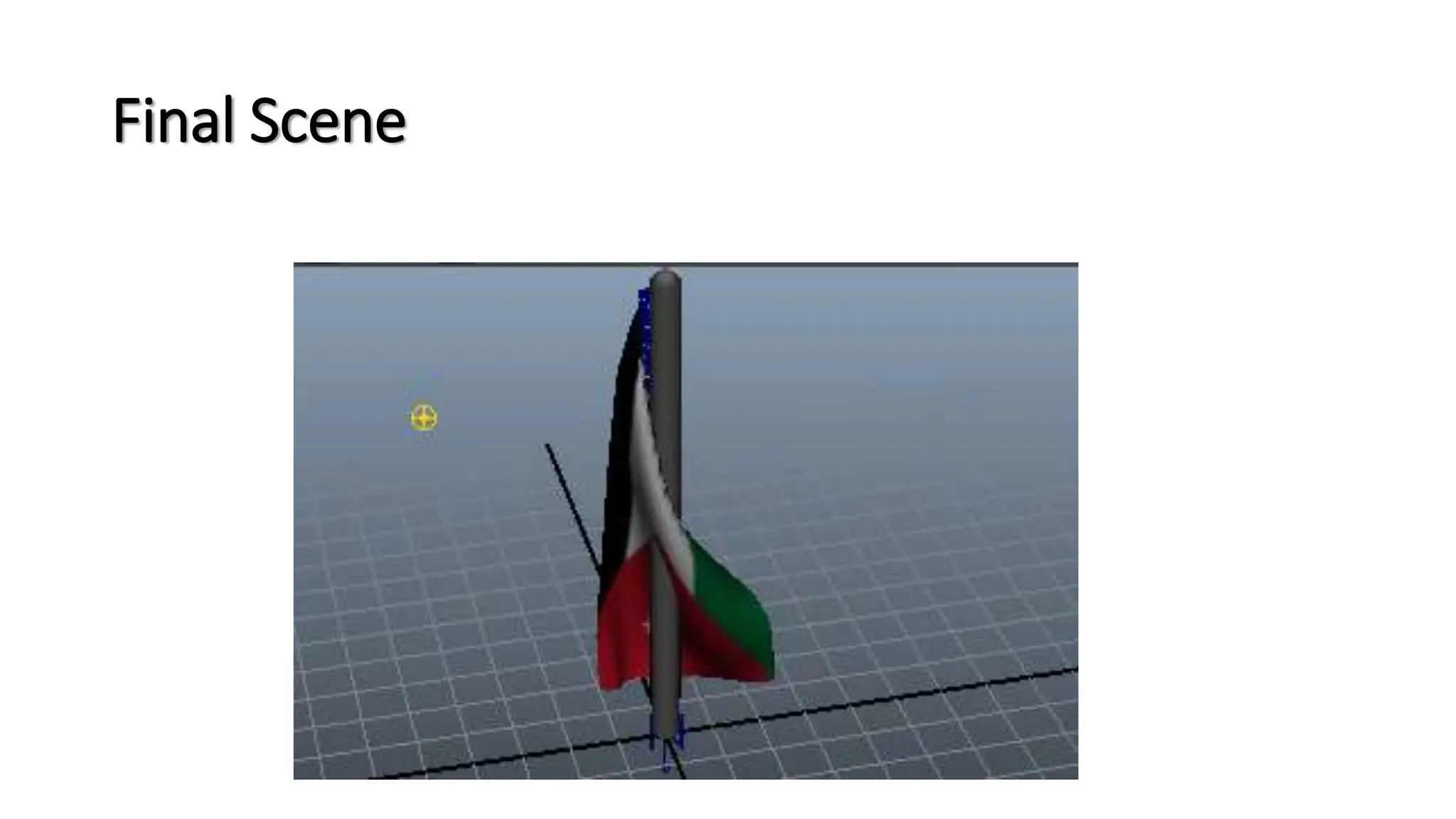 Creating a Flag using nCloth by Autodesk of Maya | PPT